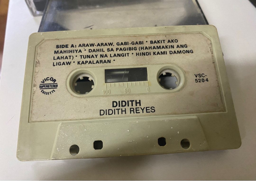 Didith Reyes - Didith - OPM Philippines Original Music Album Cassette Tape Vicor Records - VG ...