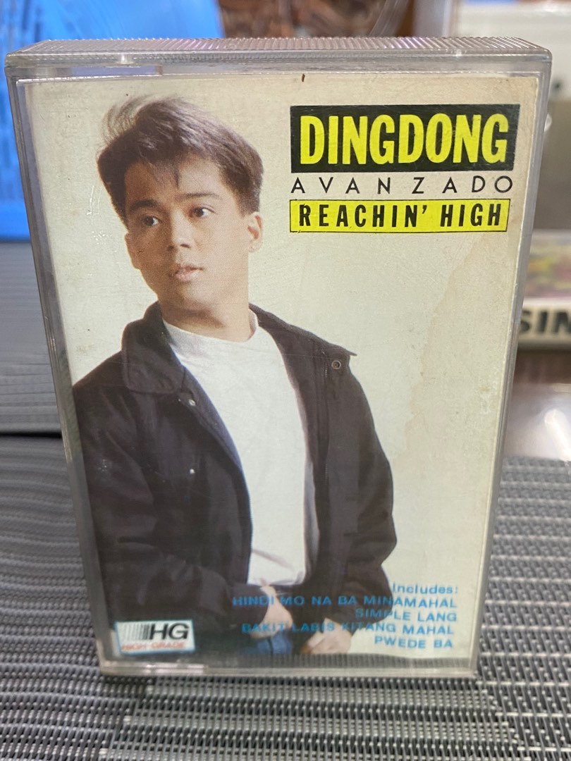 Dingdong Avanzado – Reachin' High - OPM Philippines Original Pop Ballad Music Album Cassette ...