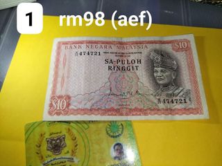 Malaysia RM5 1971 Tunku Abdul Rahman duit lama syiling, Hobbies & Toys, Collectibles ...