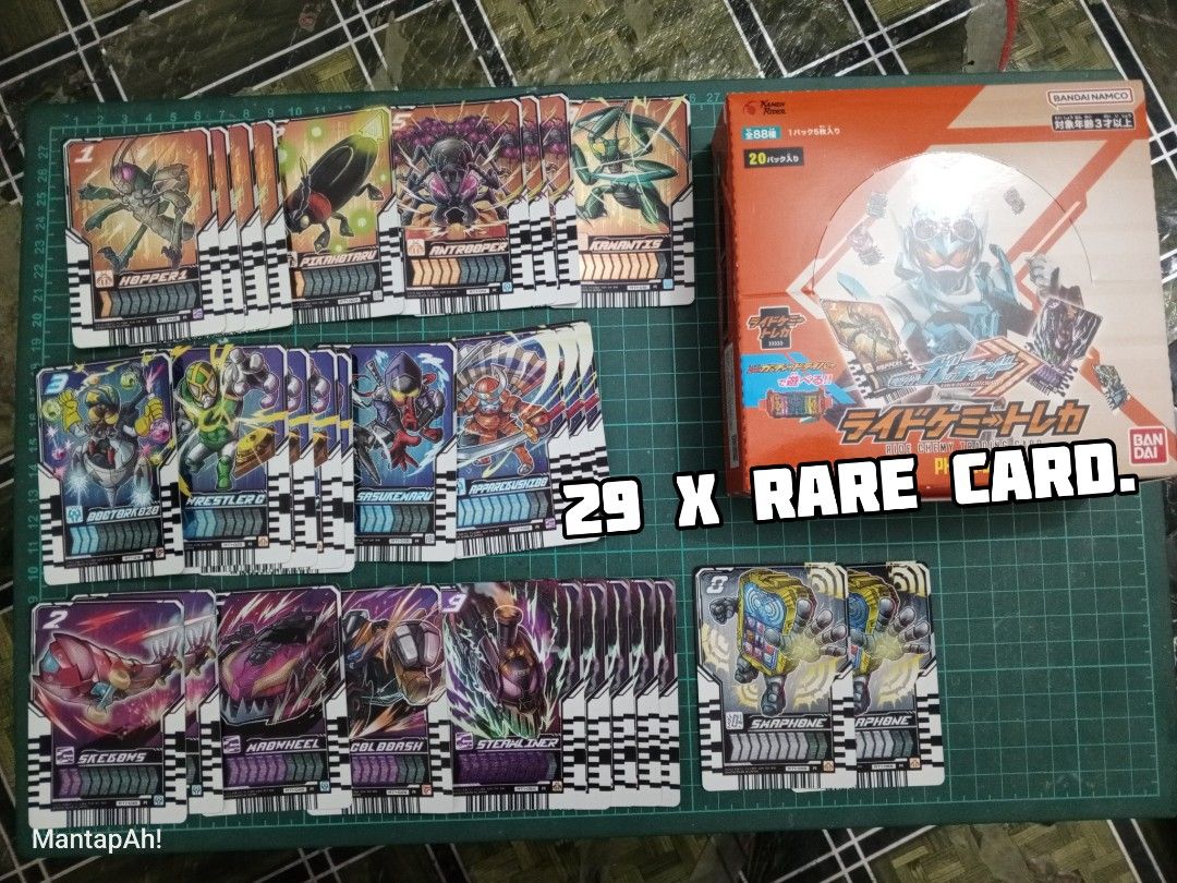 Dx Ride Chemy Card Phase 01 Kamen Rider Gotchard LOT Original BANDAI ...
