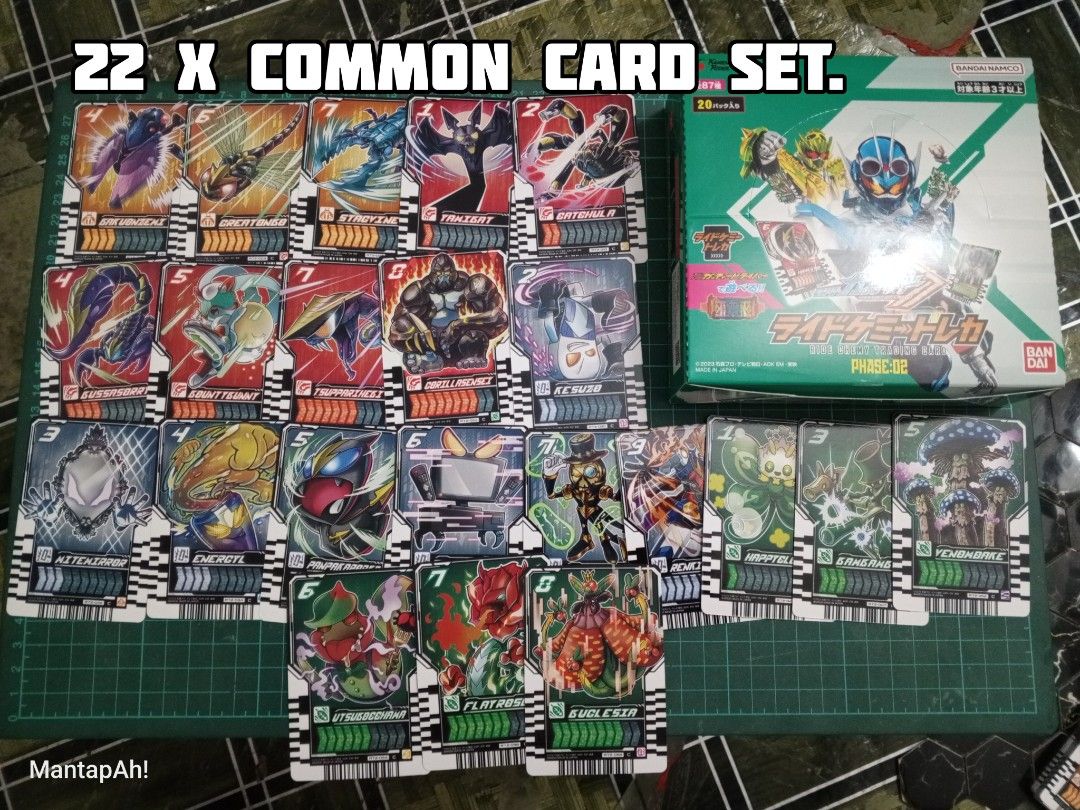 Dx Ride Chemy Card Phase 02 LOT Kamen Rider Gotchard Original BANDAI ...