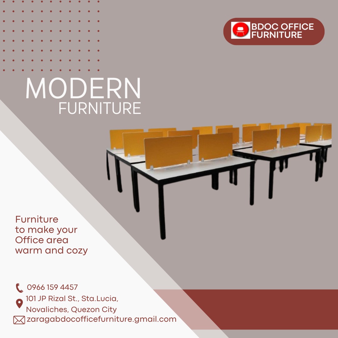 GANG CHAIR / CONFERENCE TABLE / OFFICE PARTITION / OFFICE FUNITURE ...