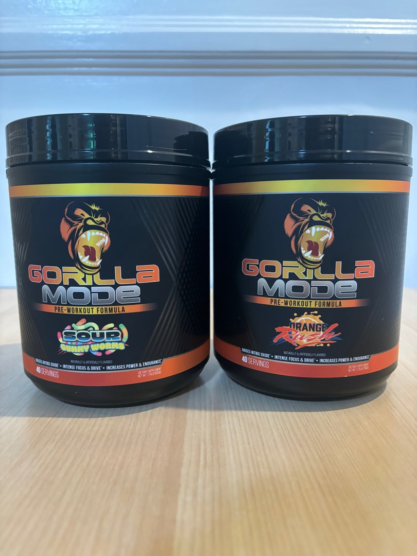 Gorilla Mode Pre Workout 2.0, Health & Nutrition, Health Supplements ...