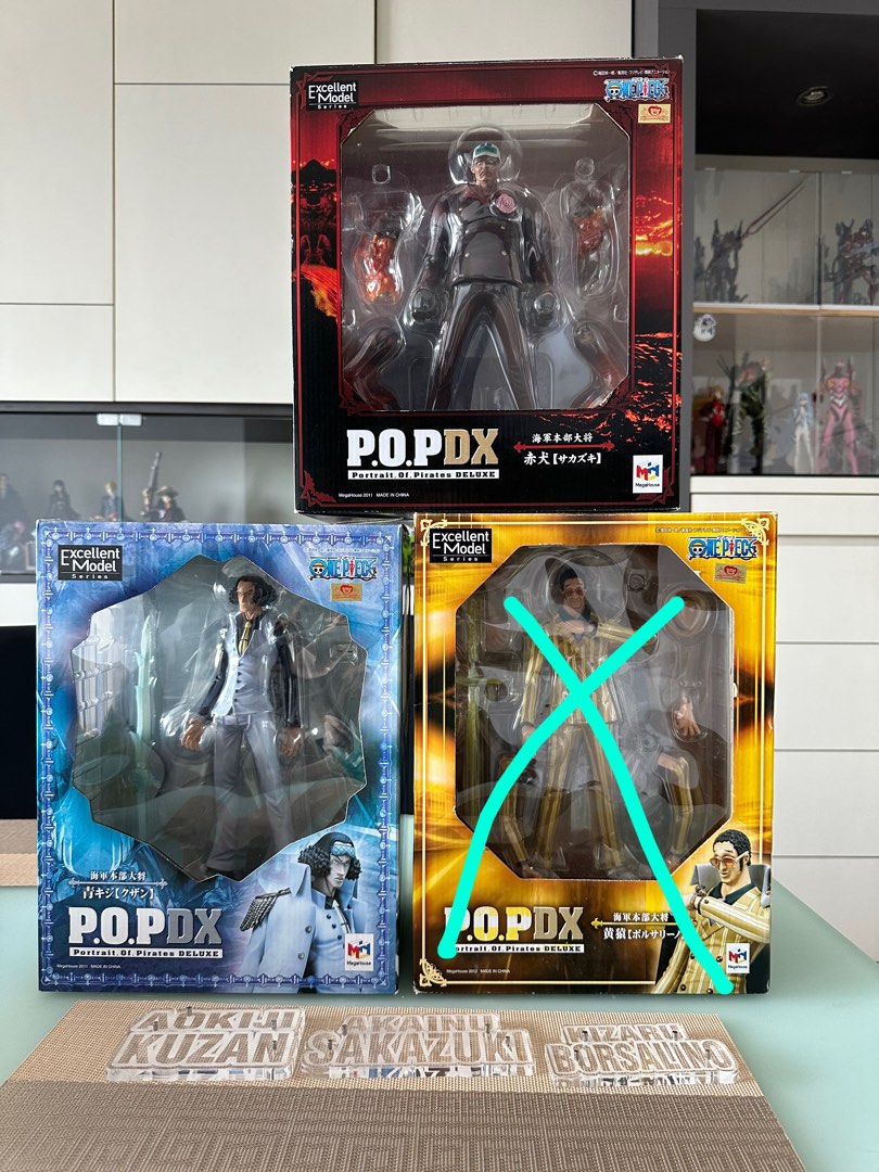 [GREAT DEAL] POP Aokiji Akainu admirals one piece portrait of pirate ...