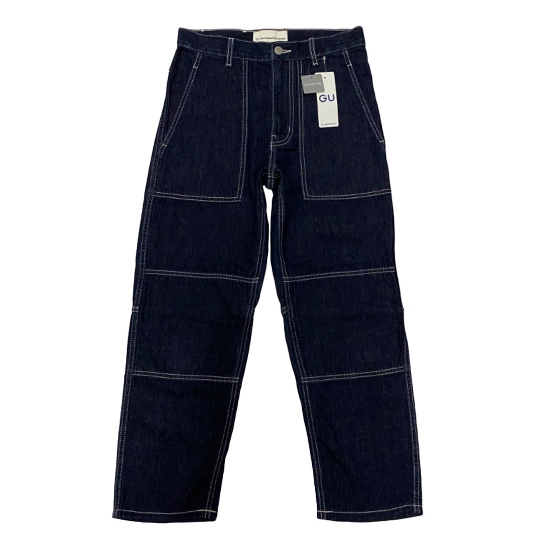 GU Denim Baker Pants, Women's Fashion, Bottoms, Jeans & Leggings on ...
