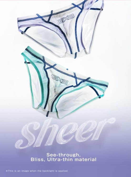 GX3 Splash Sheer Pale Color Bikini Size L/XL/XXL, Men's Fashion, Bottoms, New Underwear on Carousell