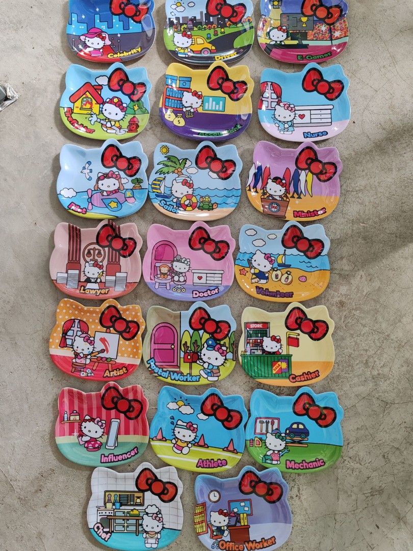 Hello Kitty plates special edition, Community on Carousell