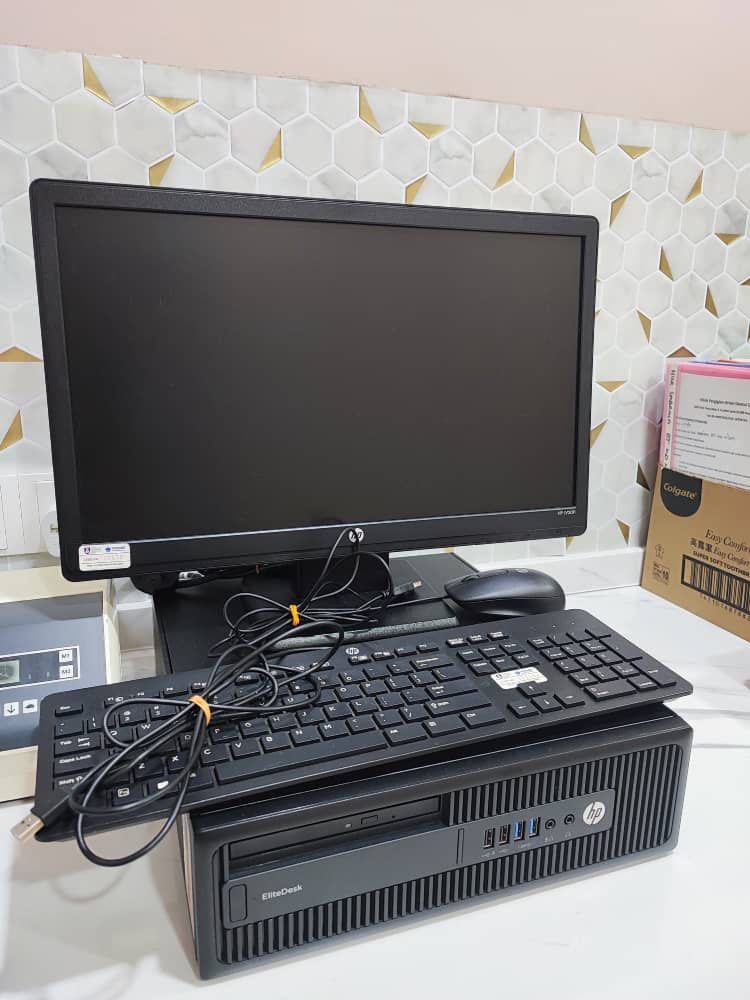 HP elite desk 705 G3 SFF, Computers & Tech, Desktops on Carousell