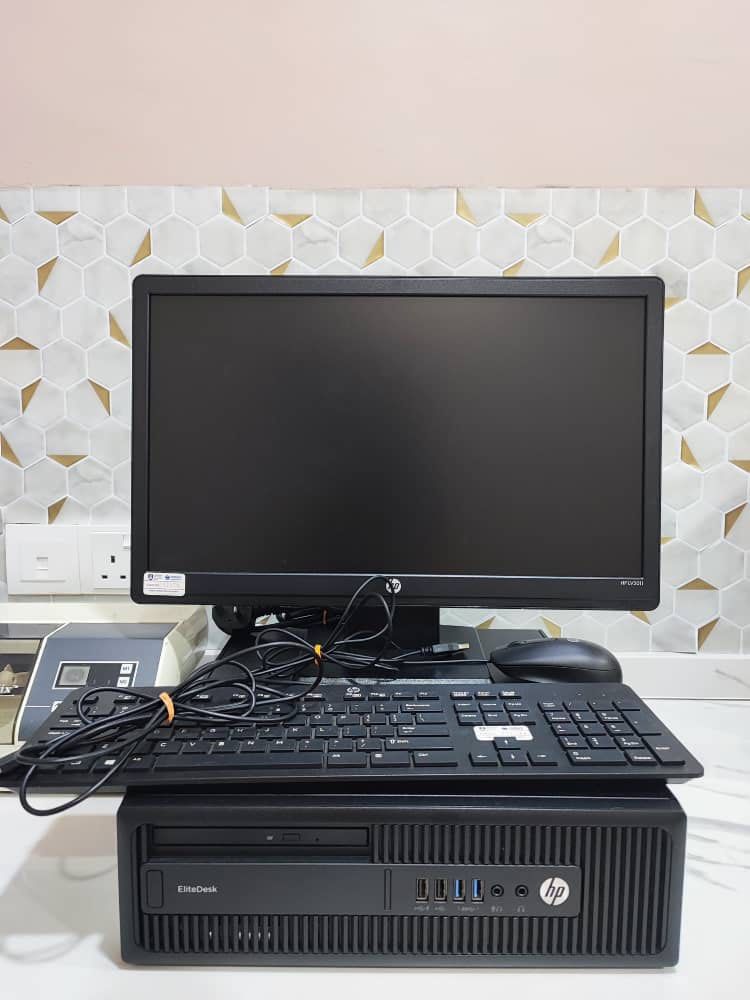HP elite desk 705 G3 SFF, Computers & Tech, Desktops on Carousell
