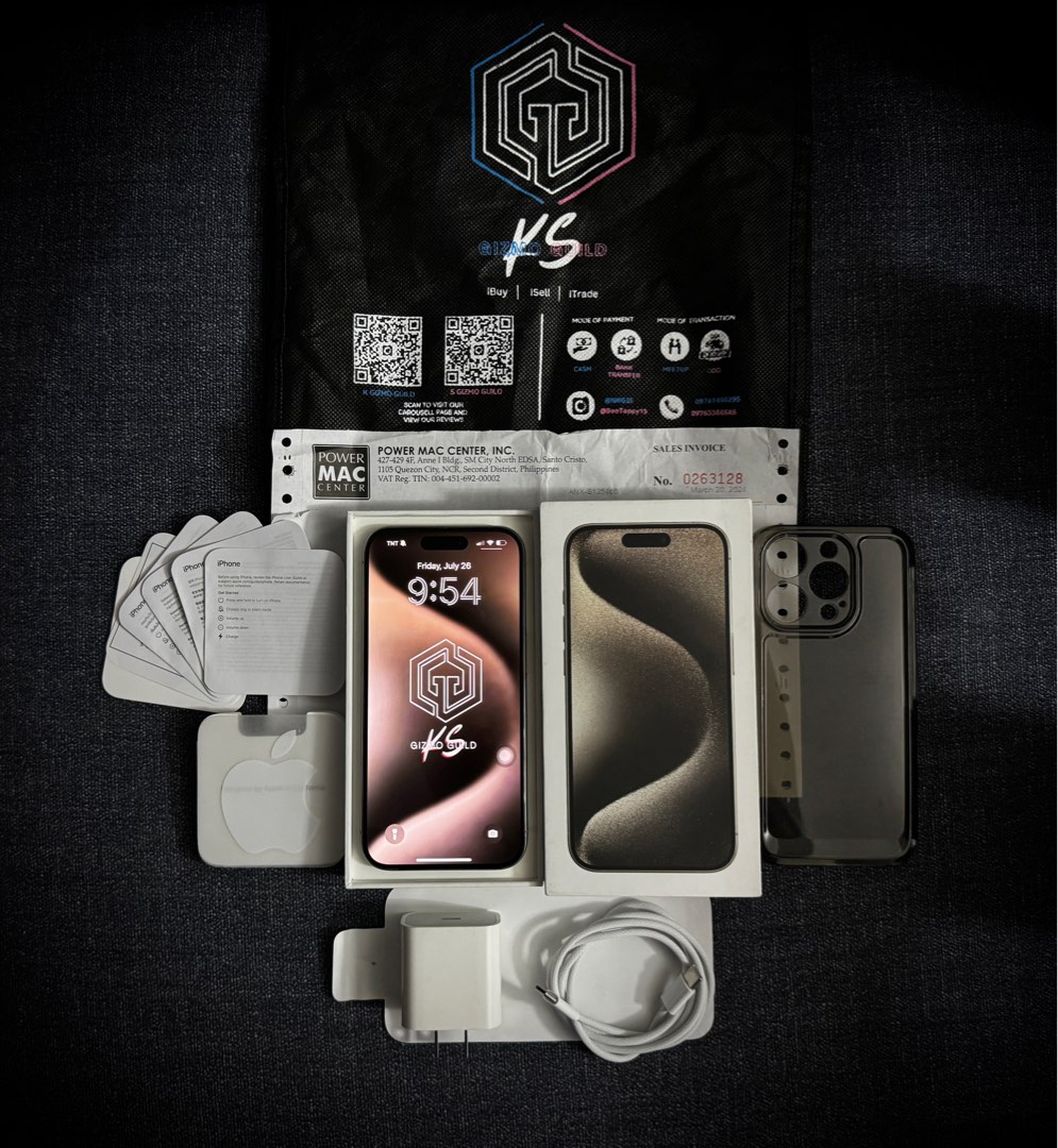 Iphone 15 Pro NTC Approved 4 months old for sale or swap, Mobile Phones ...