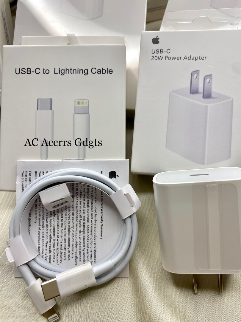 IPHONE CHARGER SET w/Serial, Mobile Phones & Gadgets, Mobile & Gadget ...