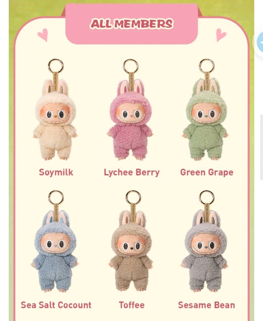 LABUBU V2 SET, Hobbies & Toys, Toys & Games on Carousell