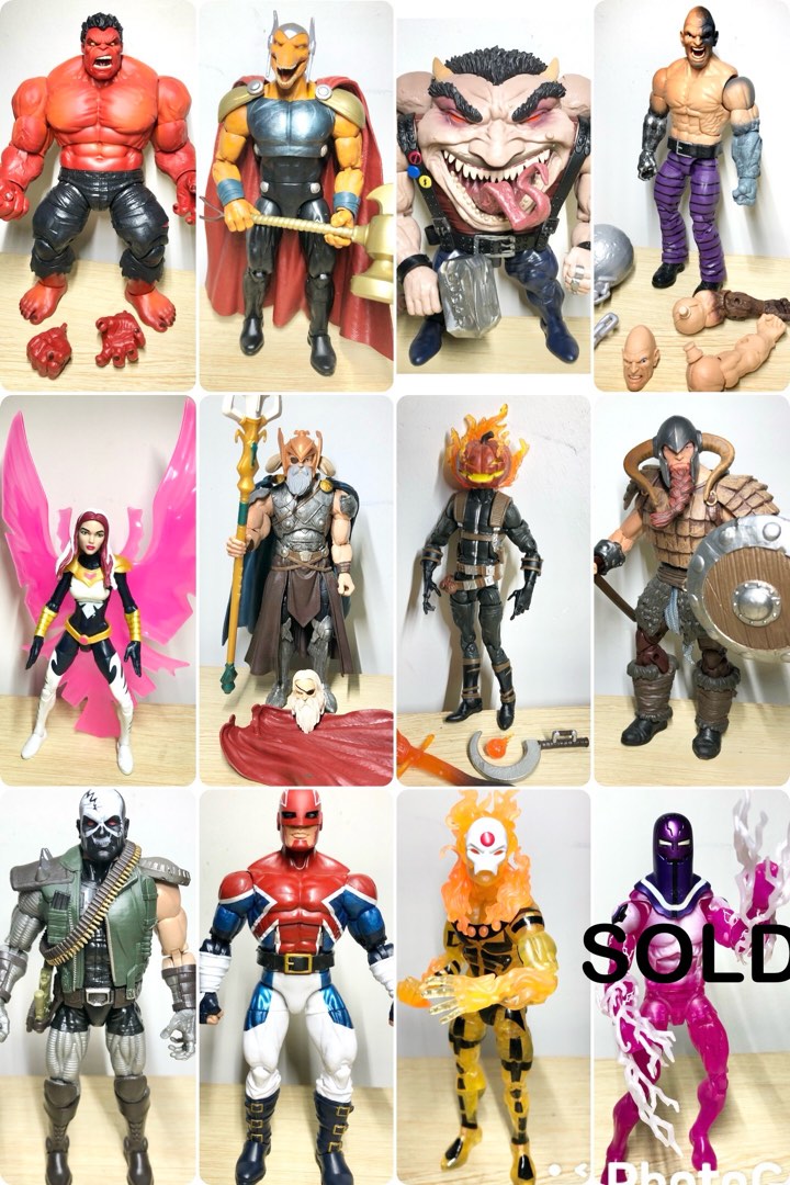 Marvel legends red hulk redhulk beta ray bill brb sugarman sugar man ...