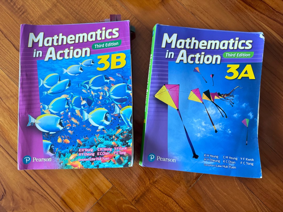 Mathematics in action 3A 3B, 興趣及遊戲, 書本 & 文具, 教科書 - Carousell