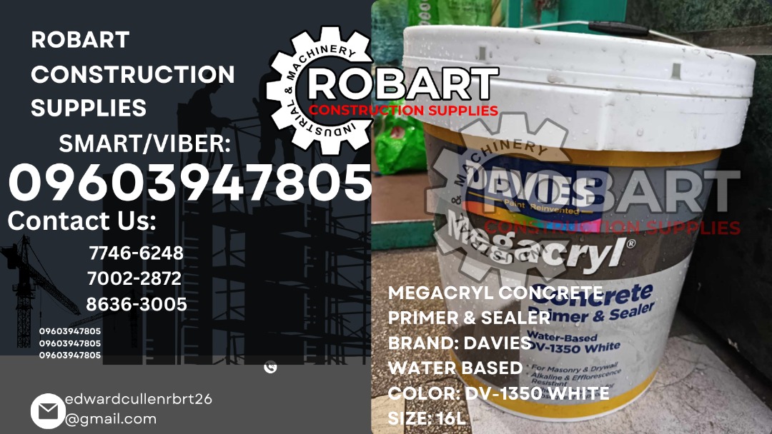 Megacryl Concrete Primer & Sealer Brand: Davies, Commercial ...