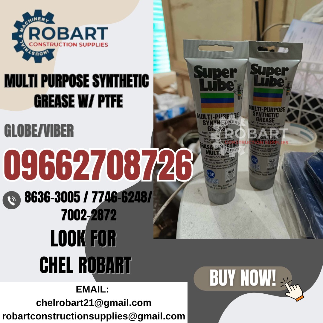 MULTI PURPOSE SYNTHETIC GREASE W/ PTFE, Commercial & Industrial ...