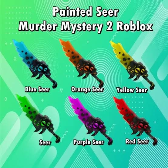 Murder Mystery 2 [MM2] Painted Seer Godly, Video Gaming, Gaming ...