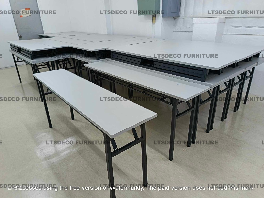 new folding table training desk office partition supply, Furniture ...