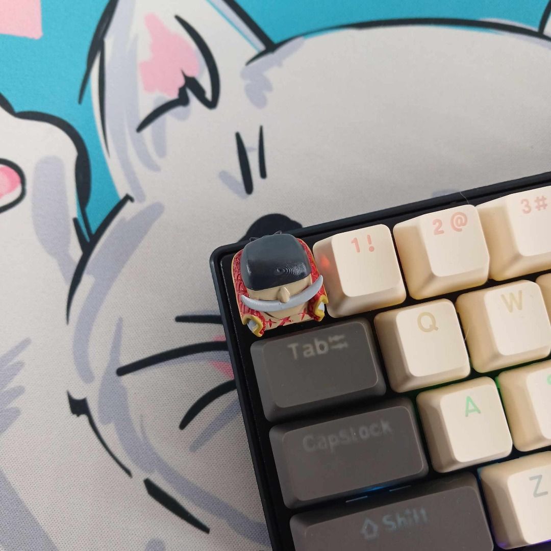 One Piece 3D Printed Resin Keyboard caps (Keycaps), Computers & Tech ...