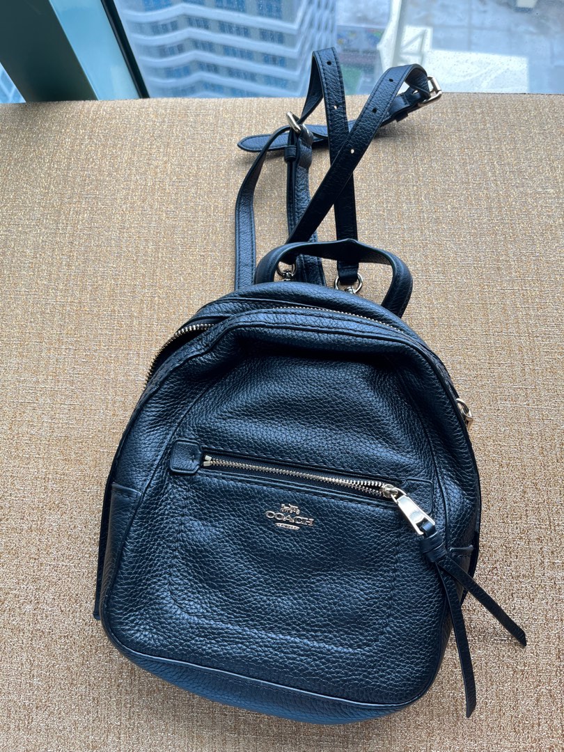 ORIGINAL Coach black mini backpack, Women's Fashion, Bags & Wallets ...