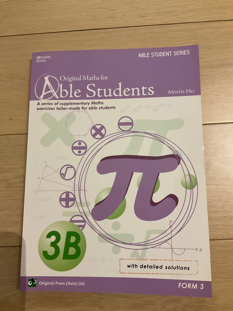 Original Maths for Able Students 3B, 興趣及遊戲, 書本 & 文具, 書本及雜誌 - 補充練習 ...