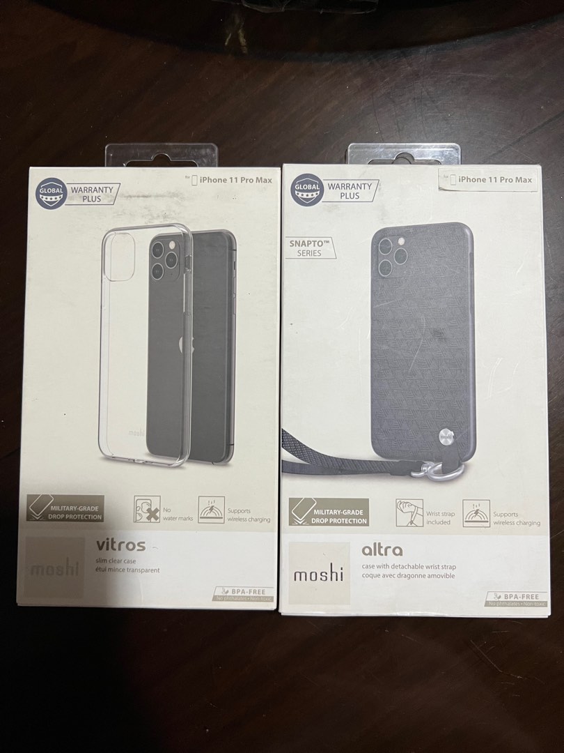 Original Moshi Vitros and Moshi Altra Case for iPhone 11 Pro Max [Read ...