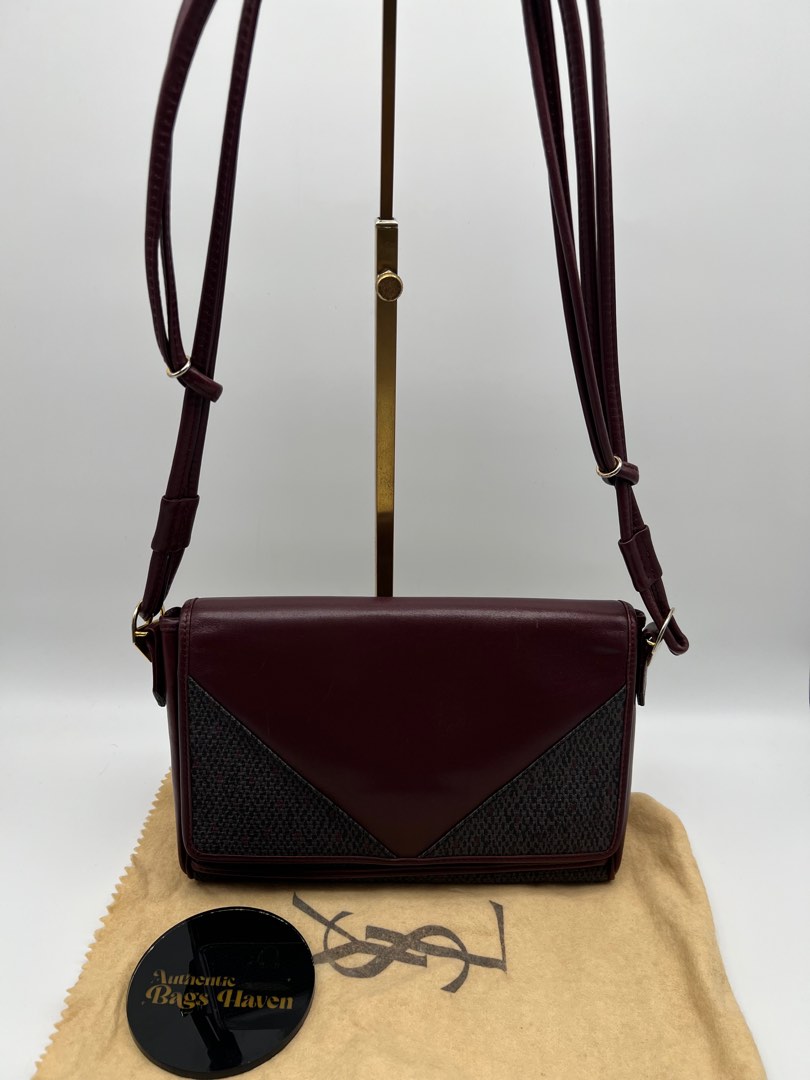 Original YSL vintage 2way Shoulder Sling Bag, Luxury, Bags & Wallets on ...