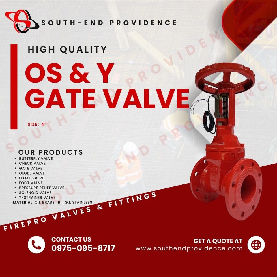 OS&Y Gate Valve 4", Commercial & Industrial, Construction & Building ...