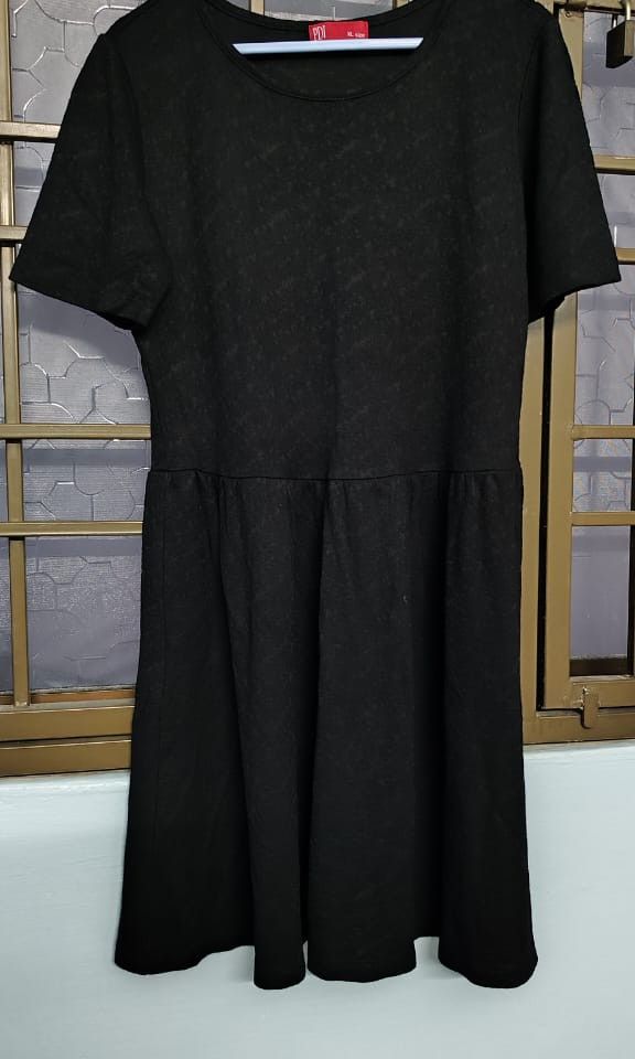 Padini Puff Black Dress, Women's Fashion, Dresses & Sets, Dresses on ...