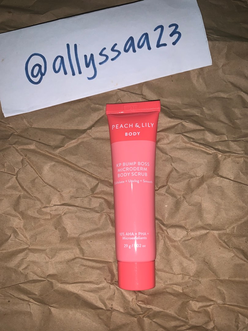 Peach & Lily Body KP Bump Boss Microderm Body Scrub (Mini 29g), Beauty ...