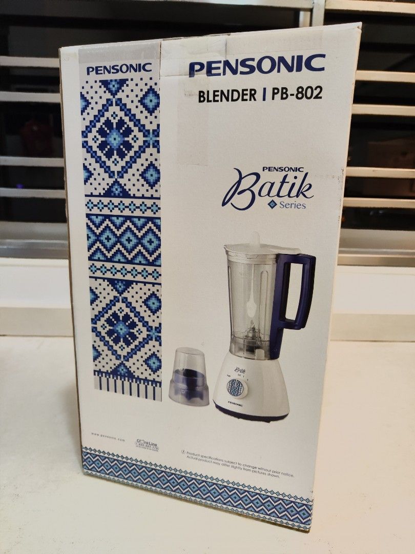 Pensonic Blender Batik Series, TV & Home Appliances, Kitchen Appliances ...