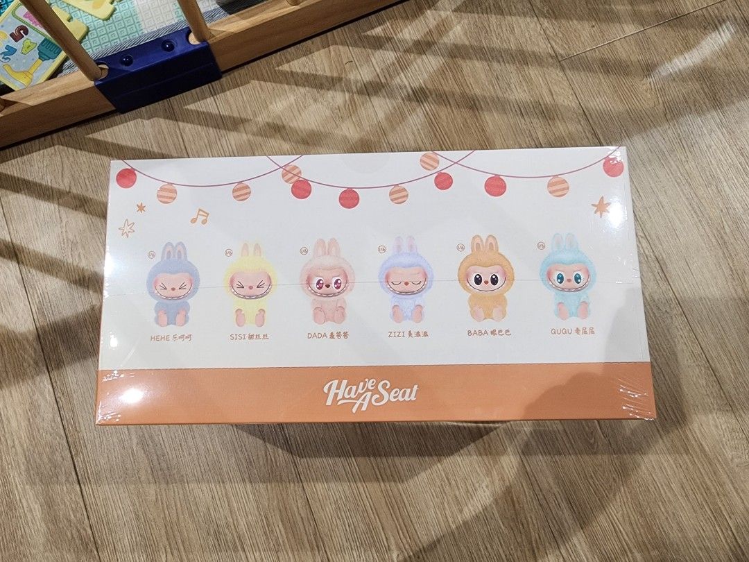 Popmart Labubu Have a Seat full set with Secret, Hobbies & Toys, Toys ...