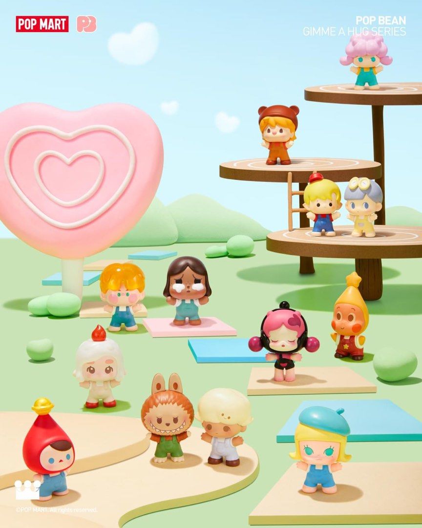 Popmart Popbean NEW! Gimme a Hug, Hobbies & Toys, Toys & Games on Carousell