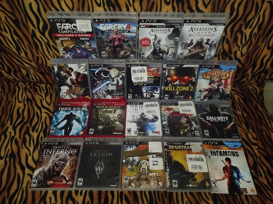 PS3 Games 19 pcs Take All. AAA Titles! 3.5k nalang. 21 games in total ...