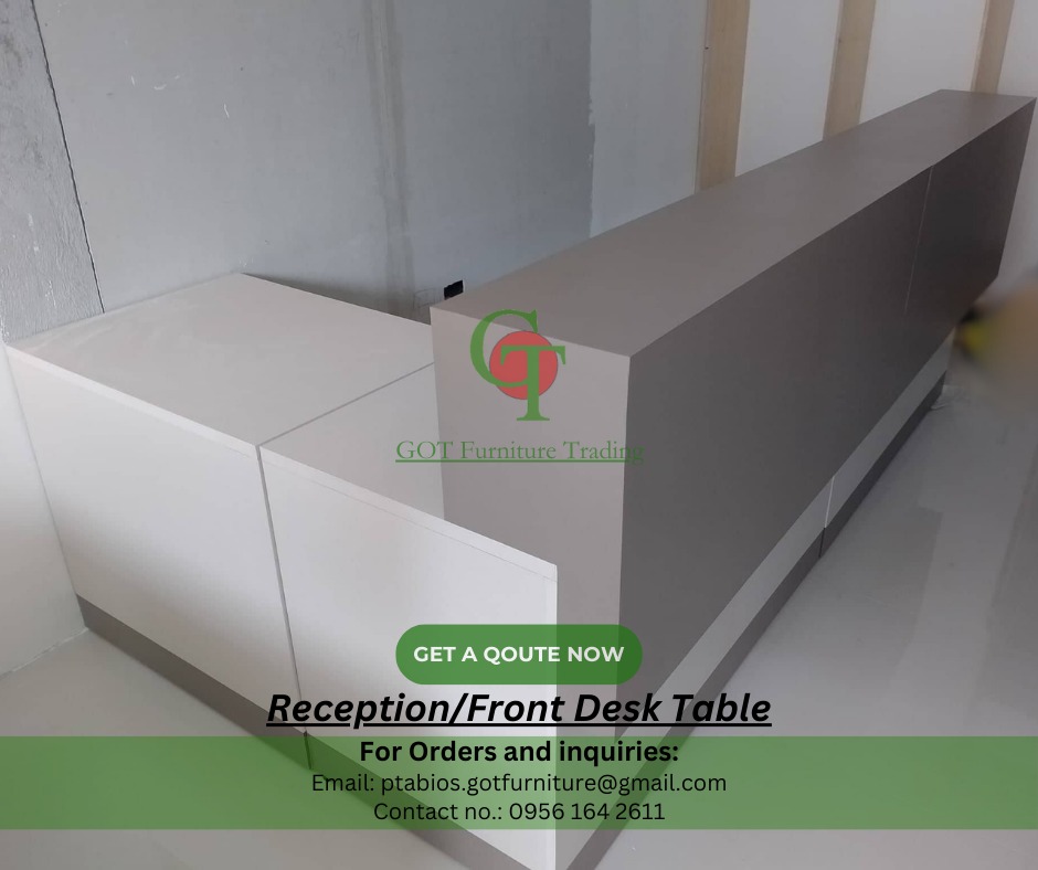 Reception/Front Desk Table, Furniture & Home Living, Office Furniture ...