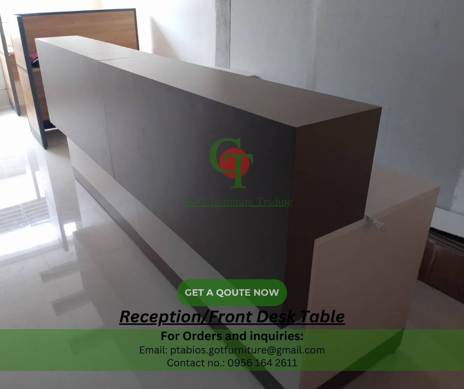 Reception/Front Desk Table, Furniture & Home Living, Office Furniture ...