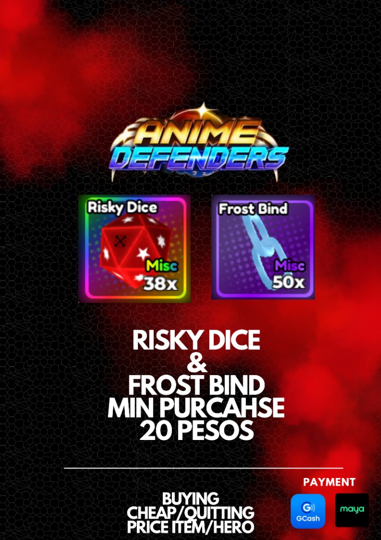 Risky Dice & Frost bind, Video Gaming, Gaming Accessories, In-Game ...