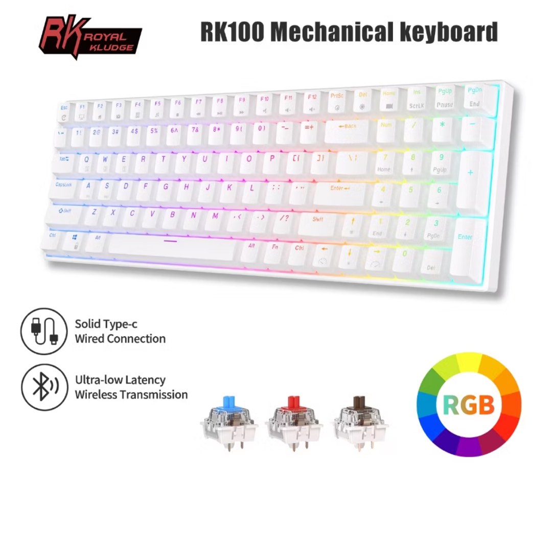 RK100 Mechanical Keyboard (Brown Switch), Computers & Tech, Parts ...