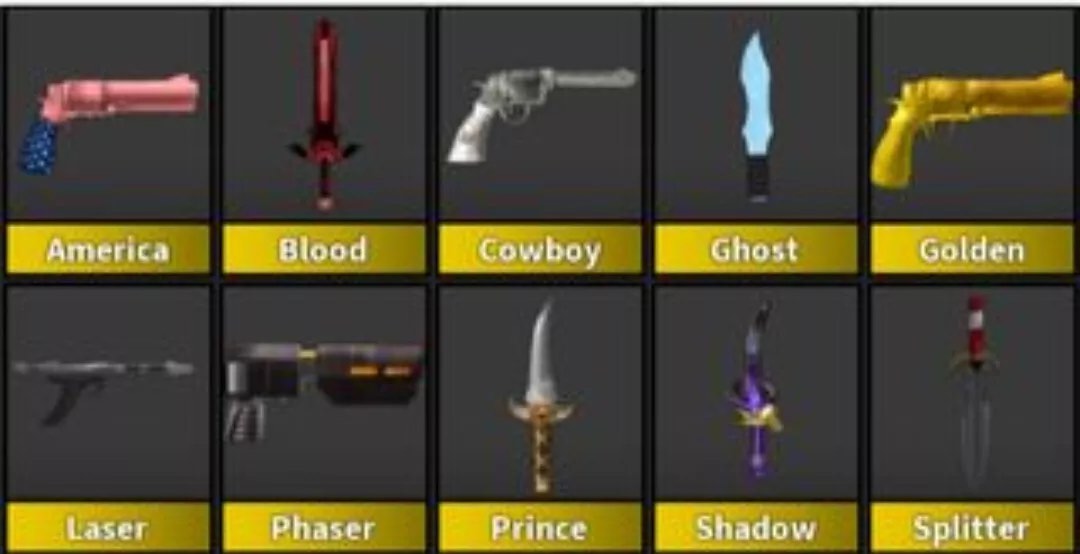 Roblox MM2 Vintage Set (Classic Set), Video Gaming, Gaming Accessories ...