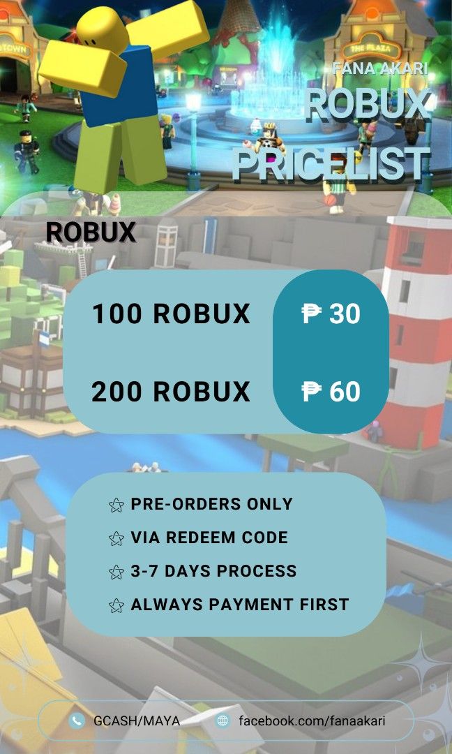ROBUX in roblox, Video Gaming, Gaming Accessories, In-Game Products on ...