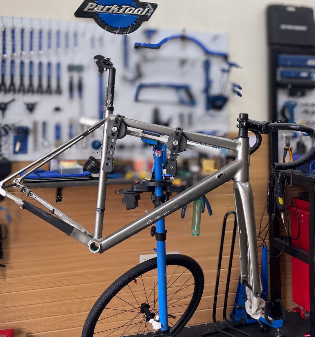 RUSH Tsunami Seaboard GR02 Gravel Bike frameset + Seatpost + Cockpit ...