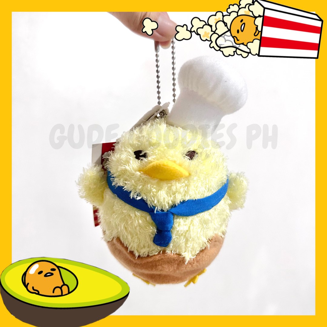 Sanrio Gudetama Chef Japan Limited Edition Shakipiyo Plush Charm ...