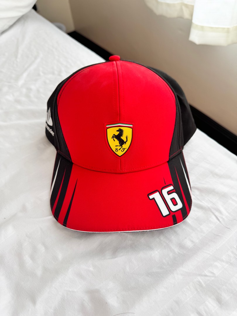 Scuderia Ferrari Charles Leclerc Baseball Cap, Men's Fashion, Watches ...