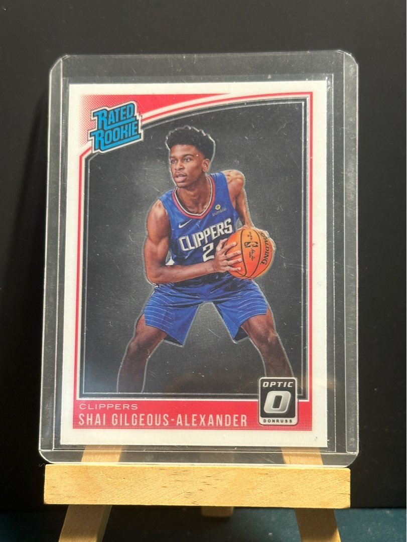 Shai Gilgeous-Alexander (SGA) NBA OpTic RC Rated Rookie Card, Hobbies ...