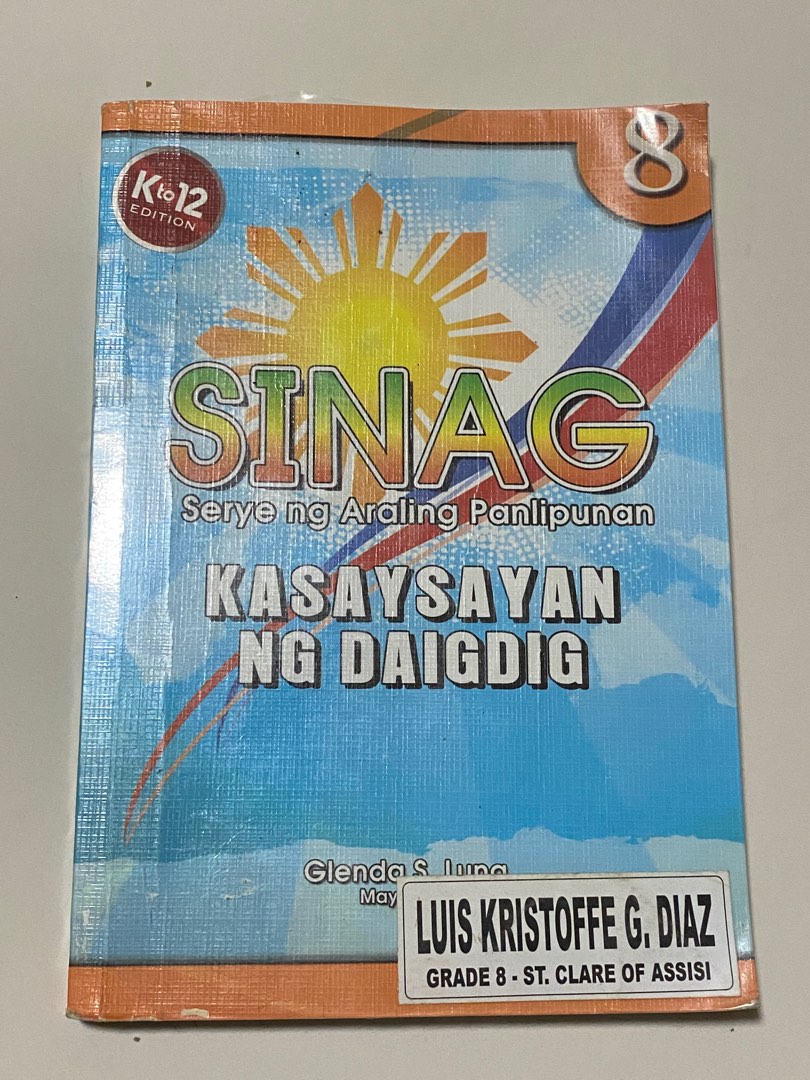 Sinag Serye ng Araling Panlipunan (Grade 8), Hobbies & Toys, Books ...
