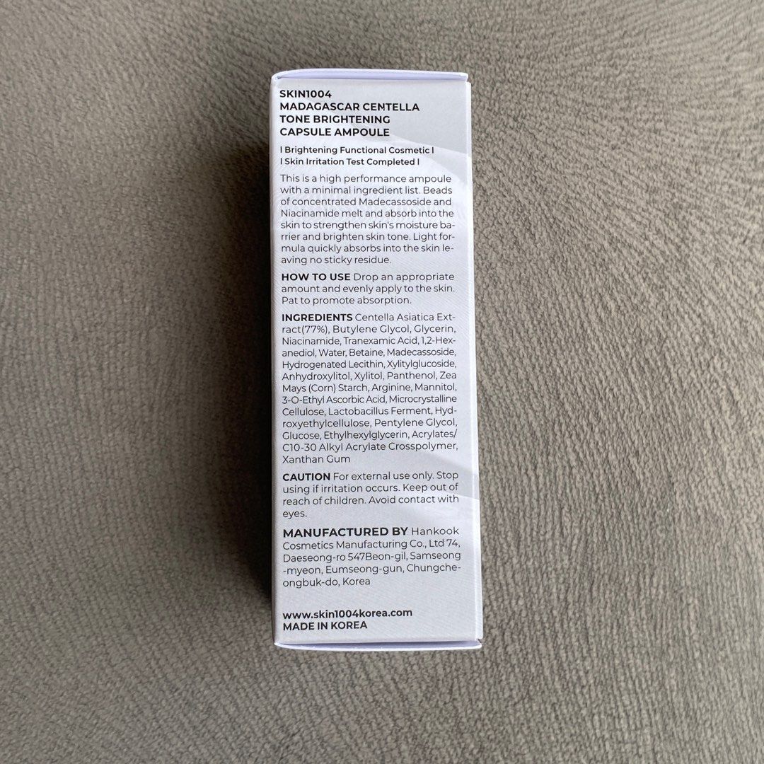 SKIN1004 Madagascar Centella Tone Brightening Capsule Ampoule 30ml ...