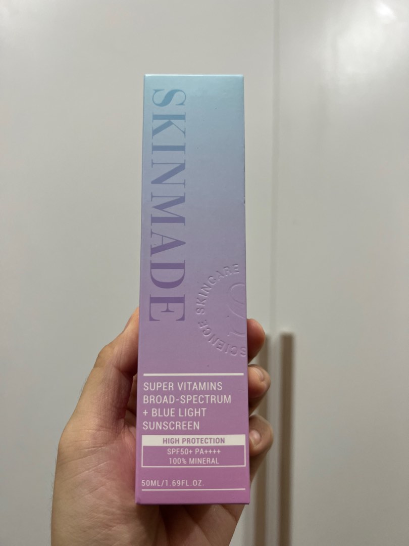 SKINMADE super Vitamin B-road spectrum+ Bluer Light Sunscreen, Beauty ...