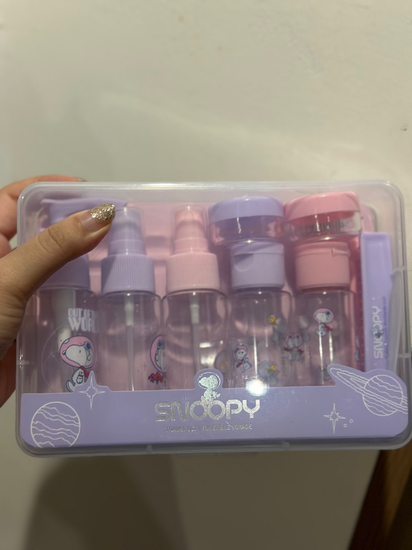 Snoopy cosmetics and lotion contact lens kit, Beauty & Personal Care ...