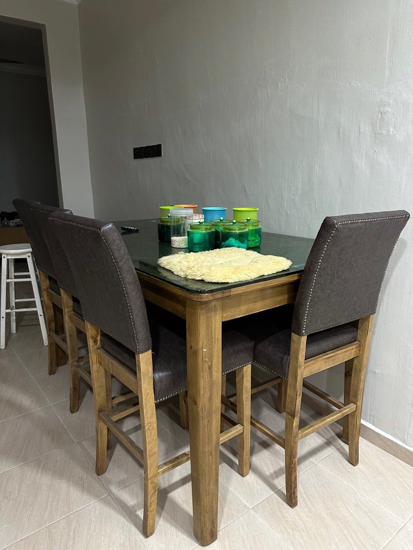 SSF dining table set, Furniture & Home Living, Furniture, Shelves ...