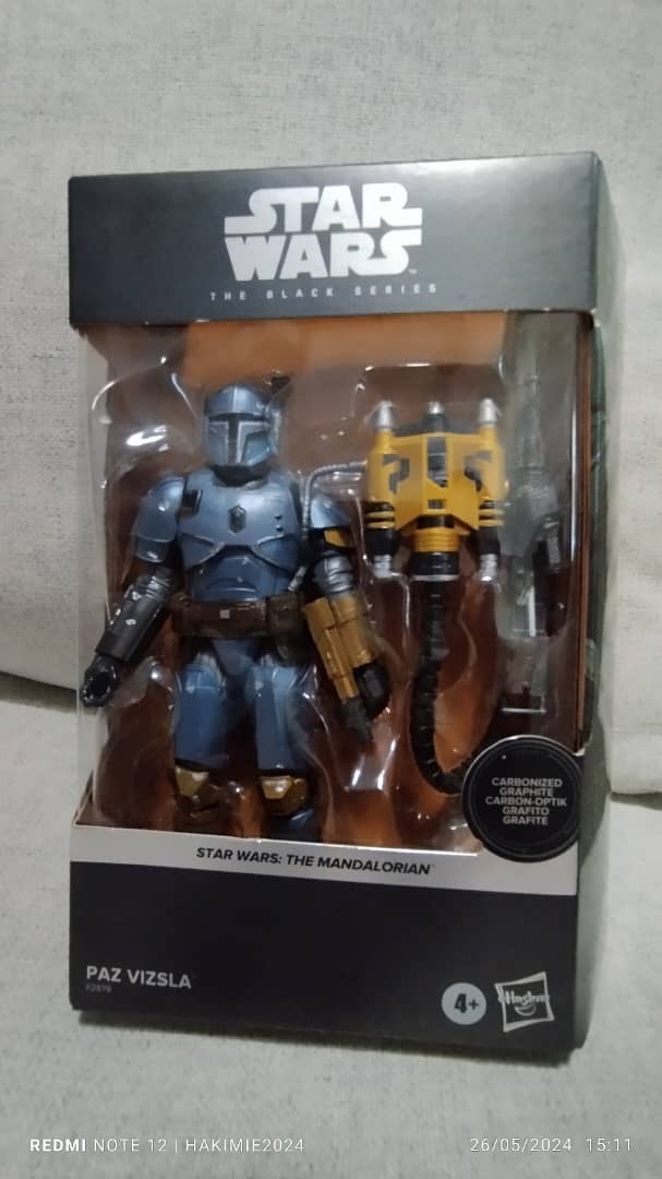 Star Wars The Black Series Paz Vizsla, Star Wars: The Mandalorian ...